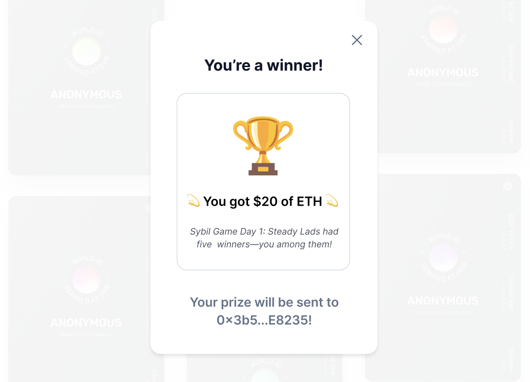 Sybil Game | ETHGlobal